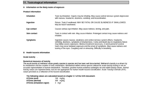 Material Safety Data Sheet In the shipping industry | PPT