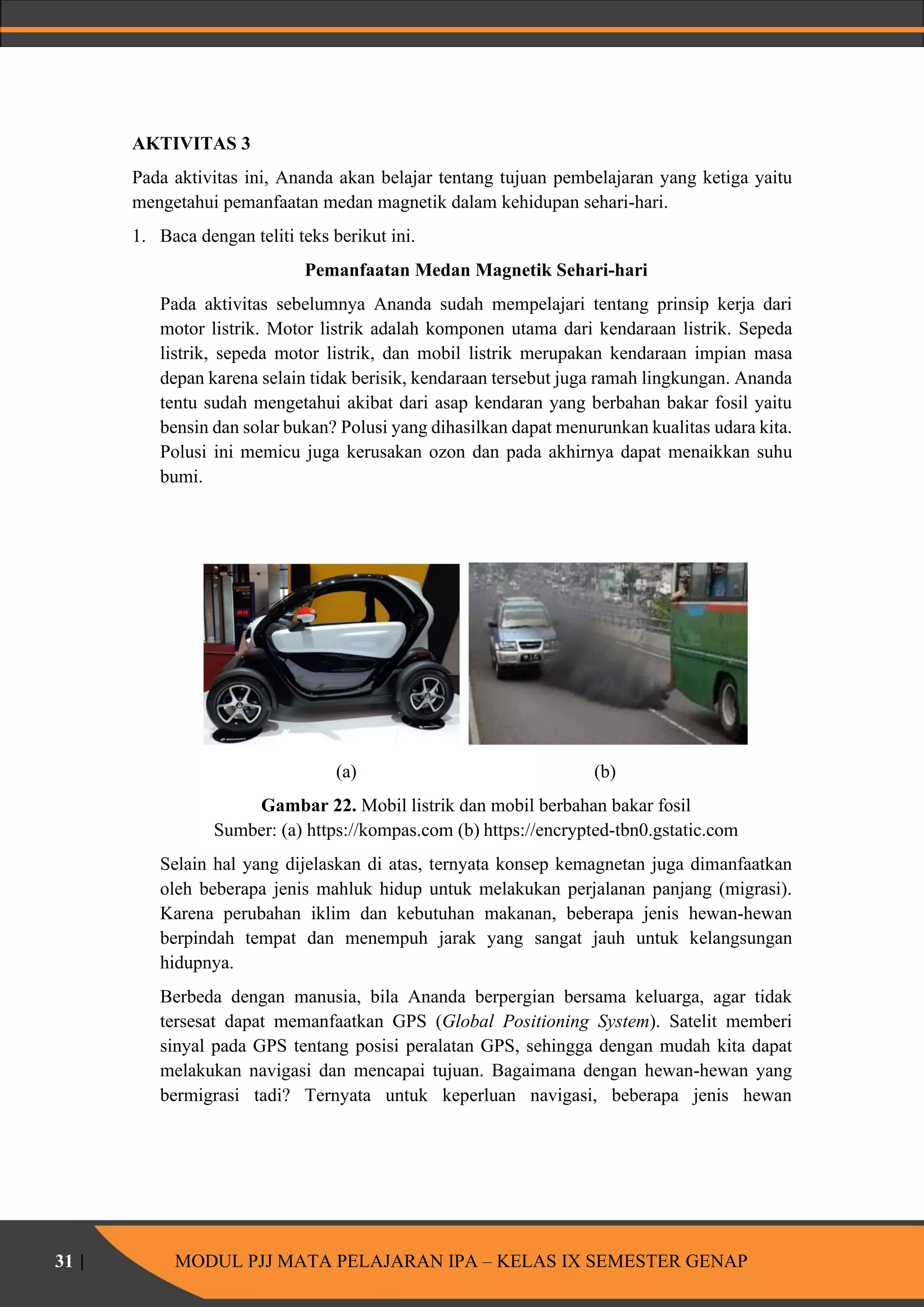 Modul 1 pembelajaran 2-kemagnetan dan induksi elektromagnetik | PDF
