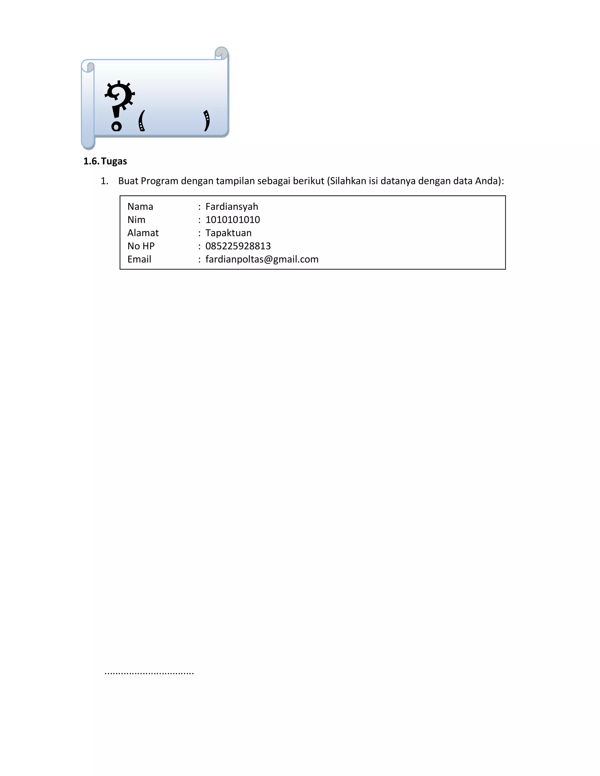 Modul 1 pengenalan | PDF