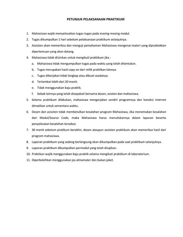 Modul 1 pengenalan | PDF