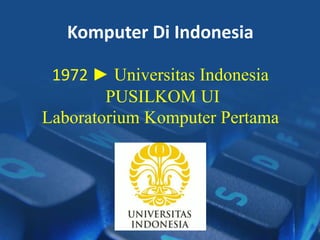 Modul 1 pengenalan komputer | PPT