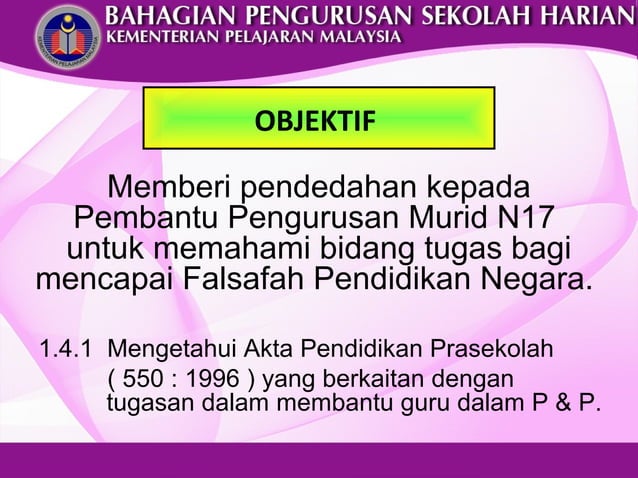 Modul 1 peranan dan tugas guru dan ppm prasekolah | PPT