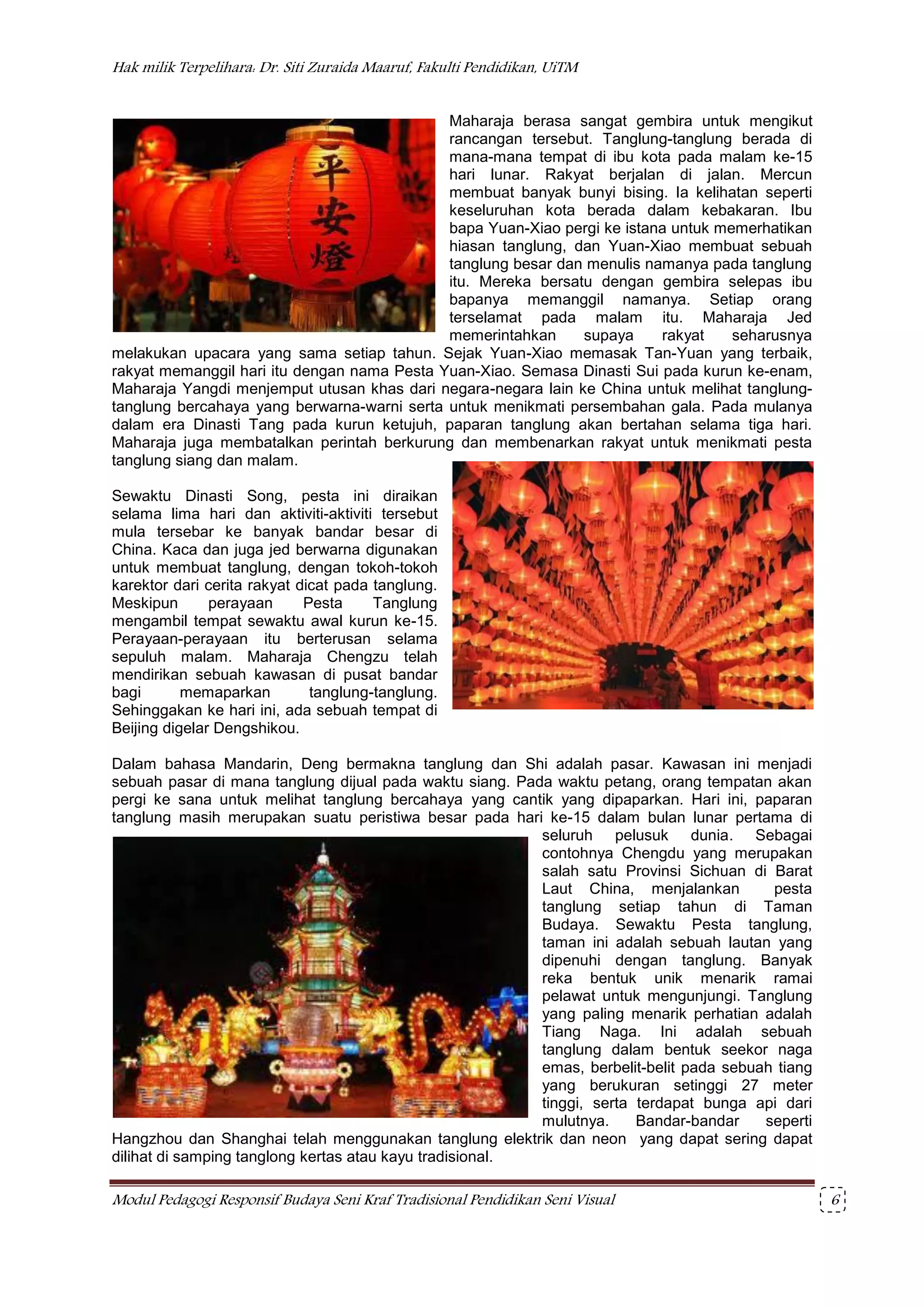 Modul 1 Permainan Tanglung | PDF