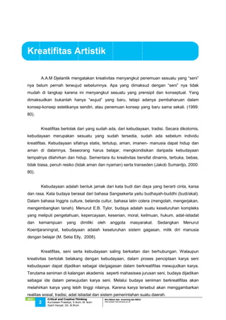 MODUL 10 - Critical & Creative Thinking.doc