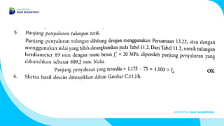 modul ajar perkuliahan struktur beton bertulang 2 | PDF