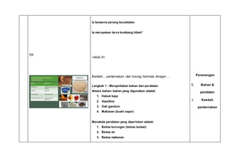 Skrip TV Pendidikan Modul 1042 Ulat burung | PPT