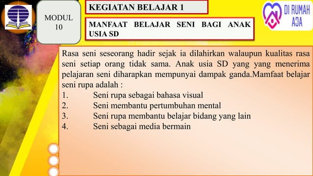 MODUL 10 P.SENI APRESIASI SENI RUPA ANAK.pptx