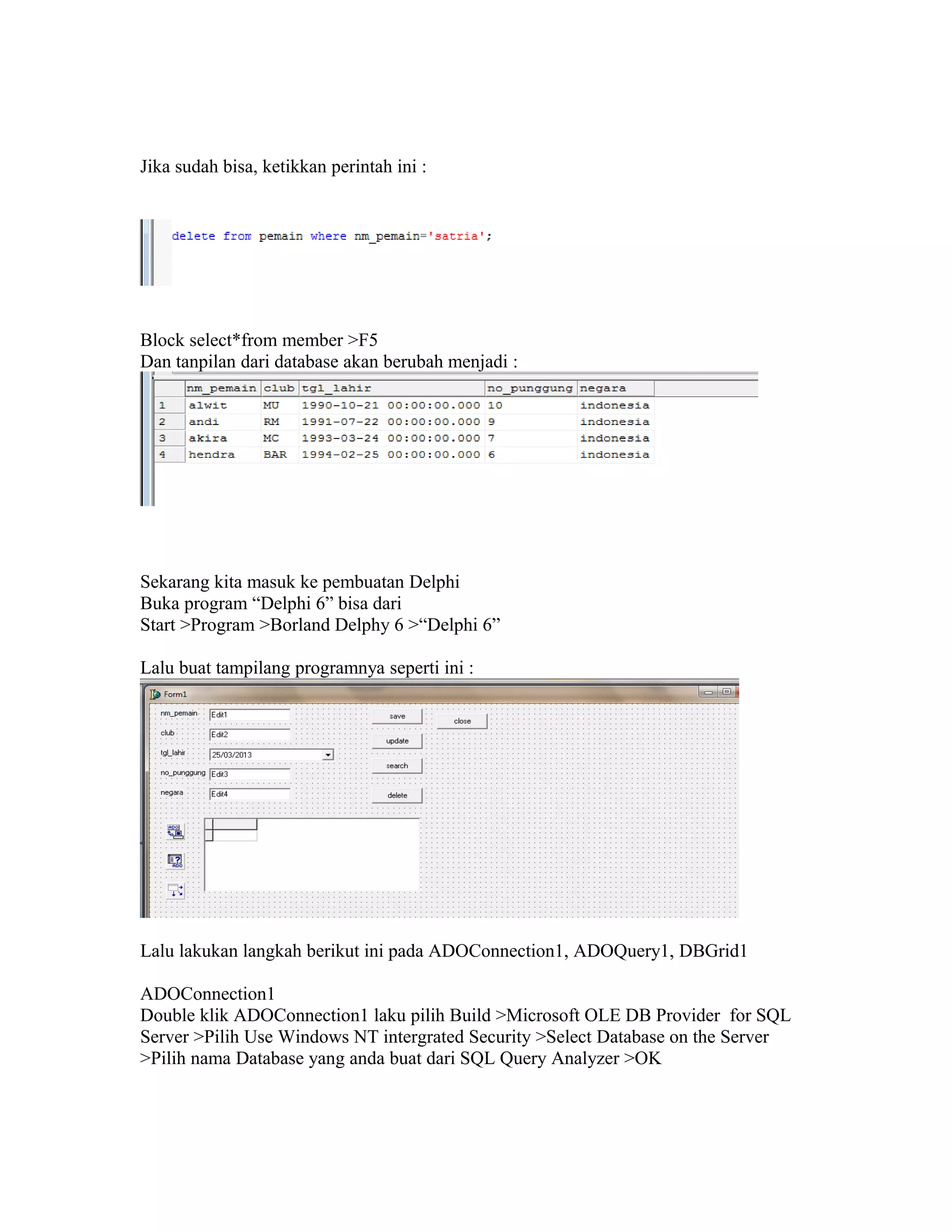 Modul 123 delphi | PDF | Free Download