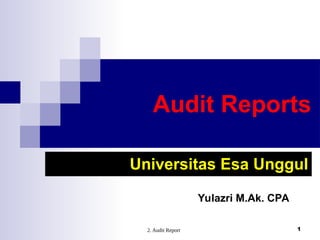 Auditing modul_12_Laporan Audit_audit_reportrev.ppt