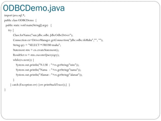 Modul tigabelas Pemrograman Database Java.ppt