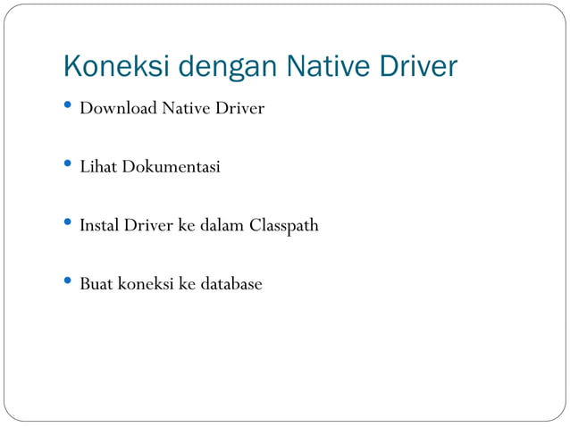 Modul tigabelas Pemrograman Database Java.ppt