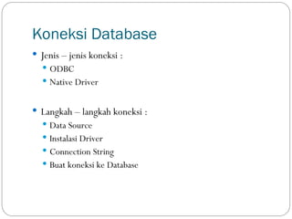 Modul tigabelas Pemrograman Database Java.ppt