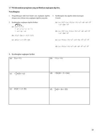 Modul 1 algebra | DOCX