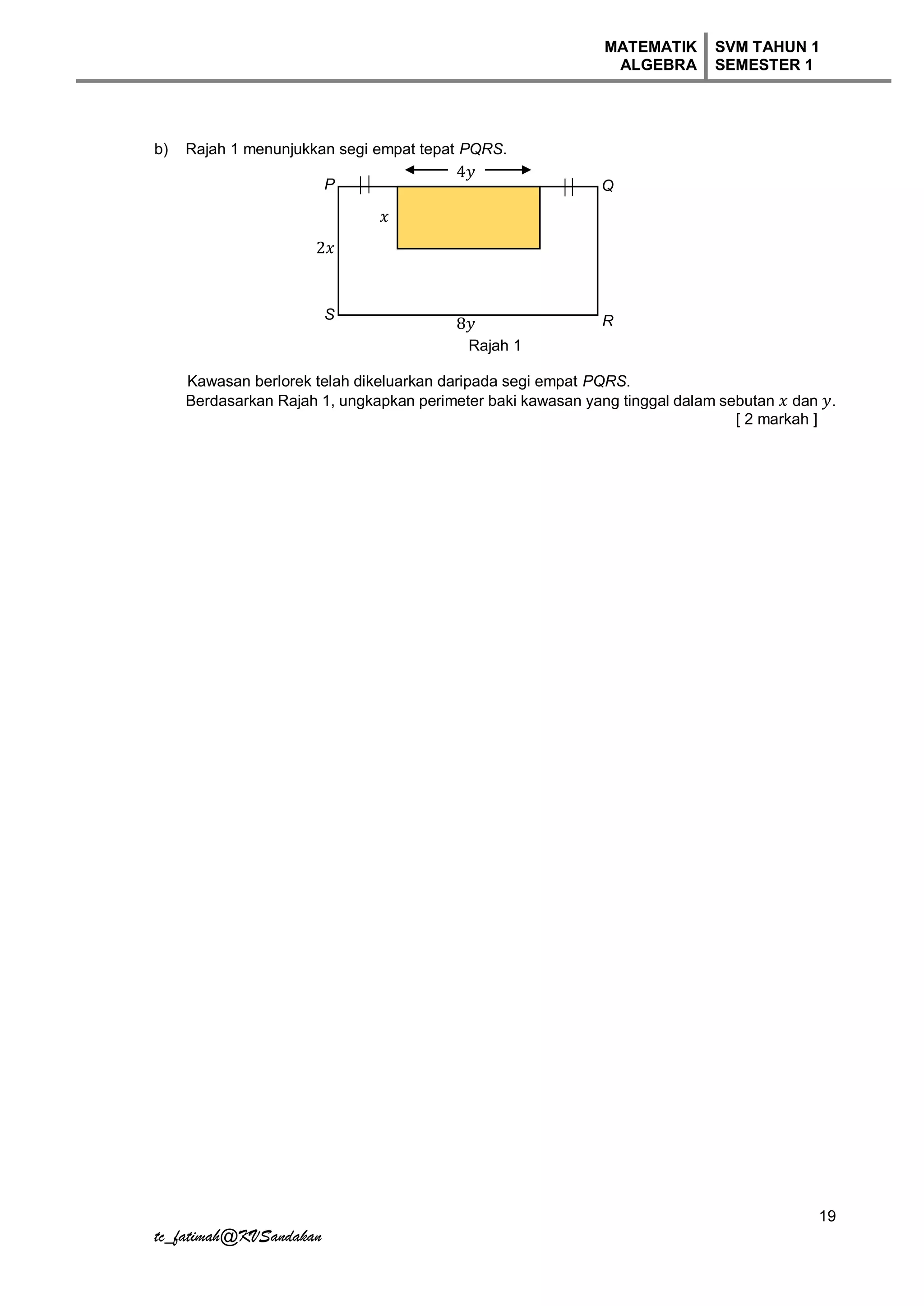 Modul 1: Algebra | PDF