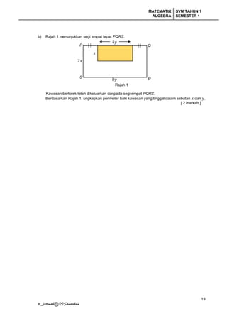 Modul 1: Algebra | PDF
