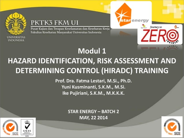 Modul Training HIRADC | PDF | Indoor Environmental Quality | Home & Garden