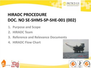 Modul Training HIRADC | PDF