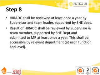 Modul Training HIRADC | PDF