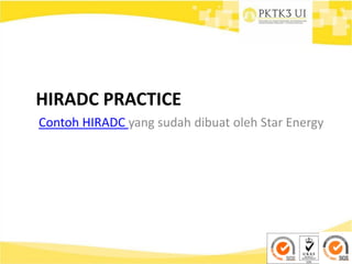 Modul Training HIRADC | PDF