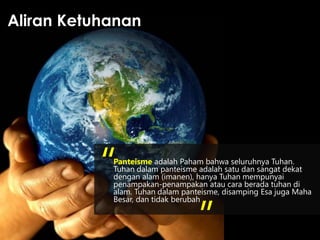 Konsep Tuhan dan Ketuhanan dan Aliran Ketuhanan | PPTX