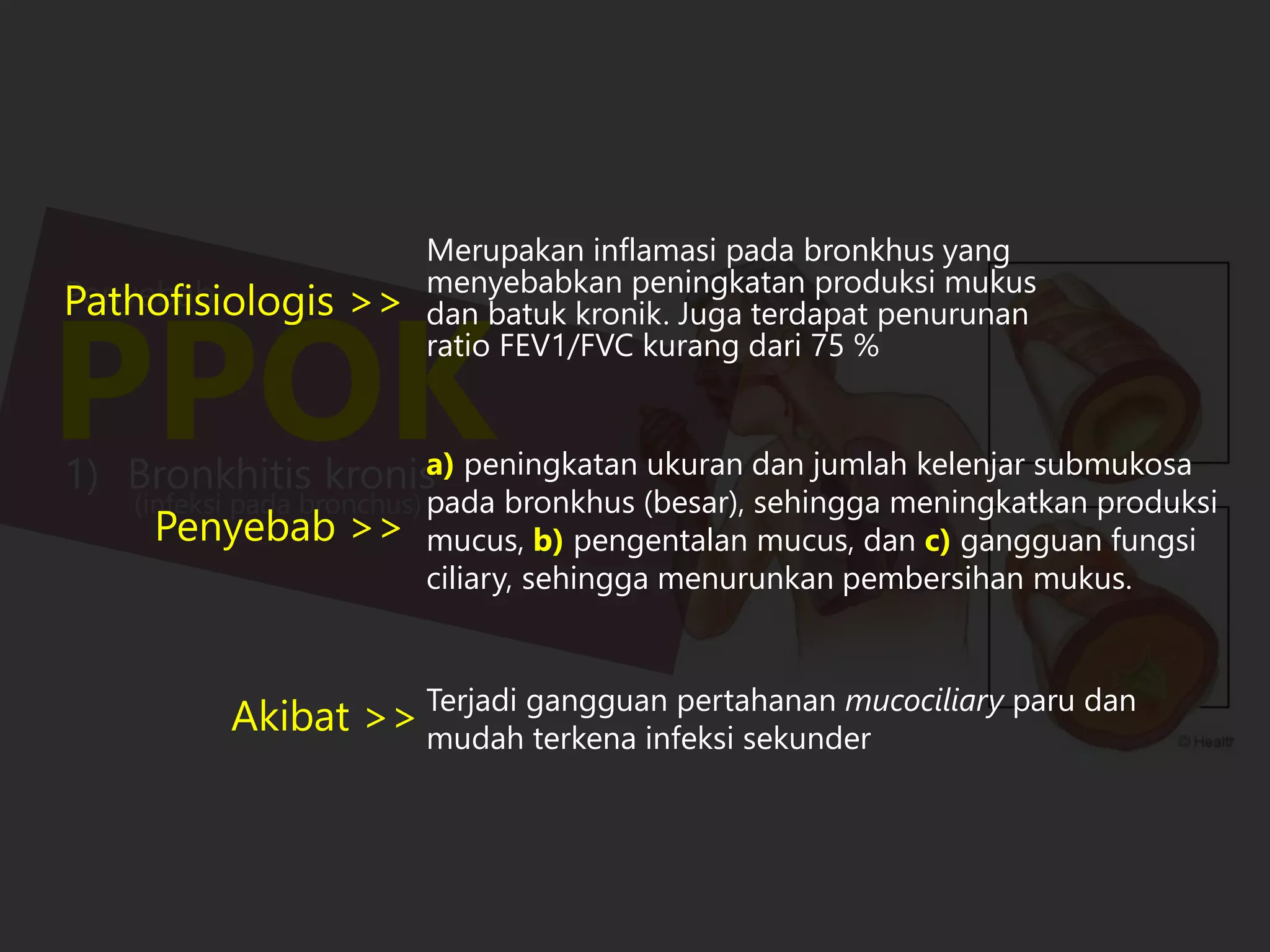 Asuhan Keperawatan pada pasien akibat peradangan (PPOK/COPD, TBC ...