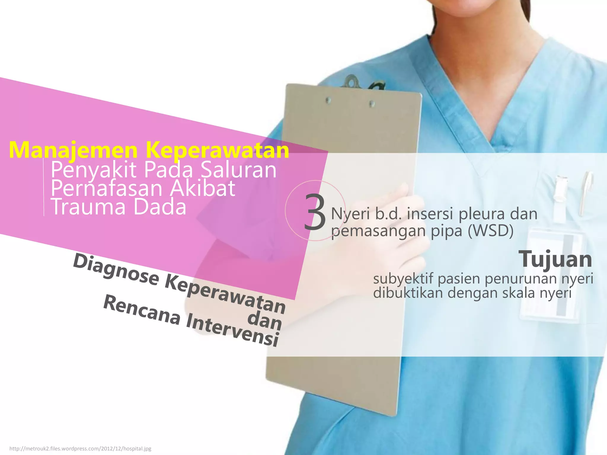 Asuhan keperawatan pada pasien dengan gangguan sistem pernafasan akibat ...