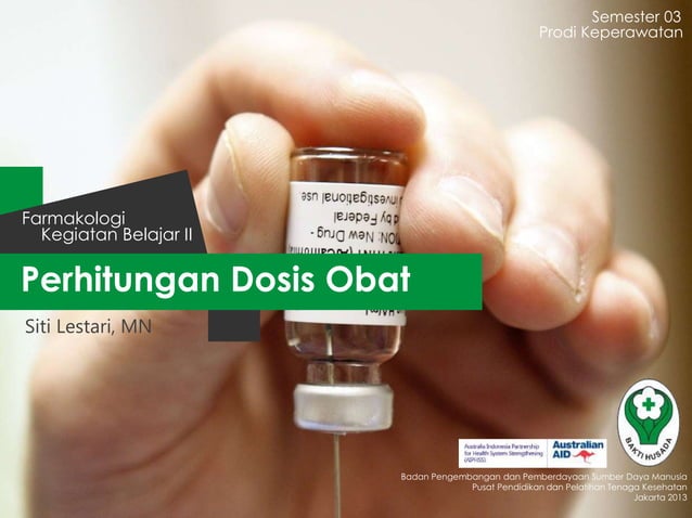 penghitungan dosis obat | PPTX