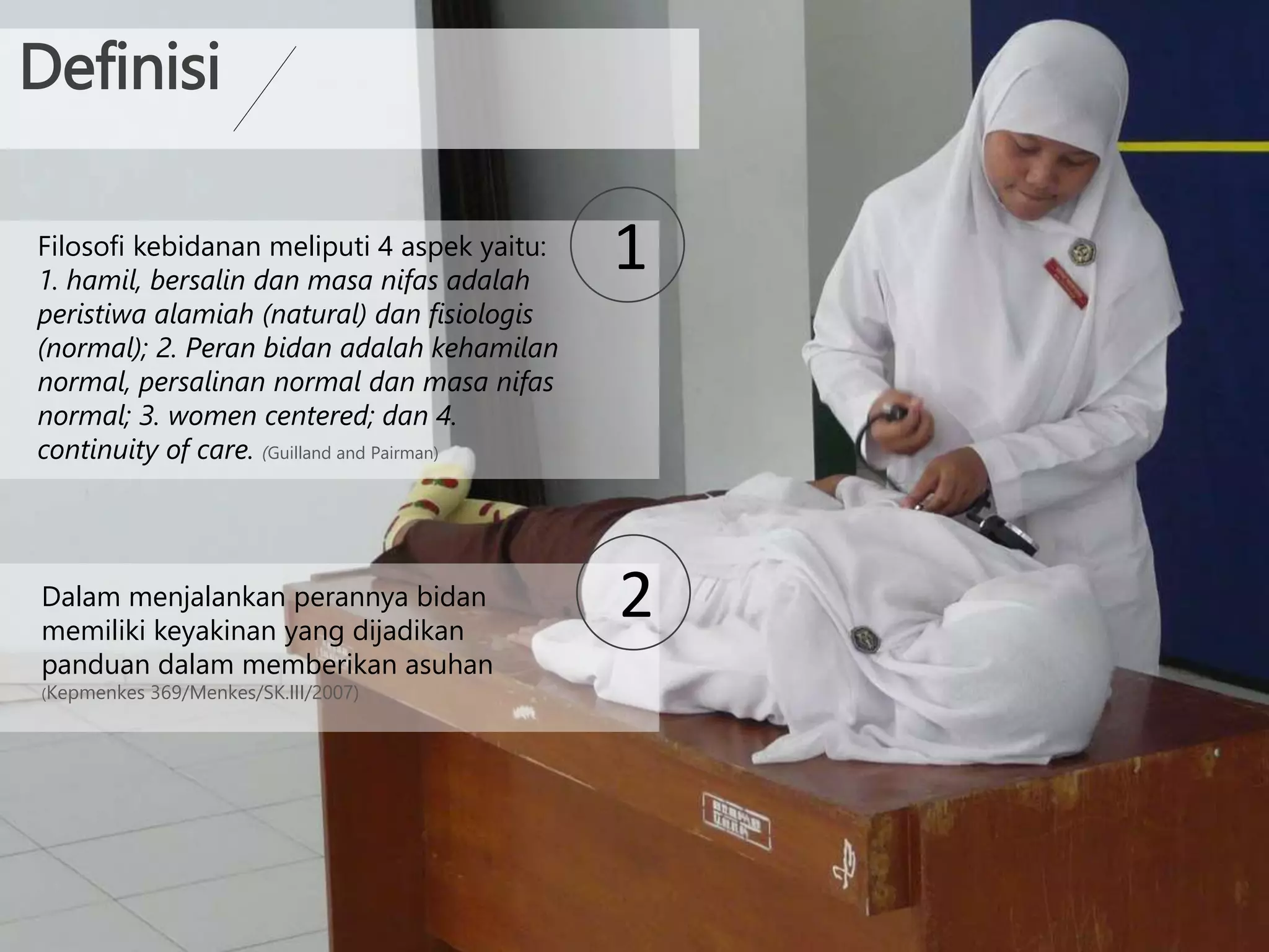 Konsep Kebidanan KB2 - Filosofi dan Paradigma Kebidanan | PPTX