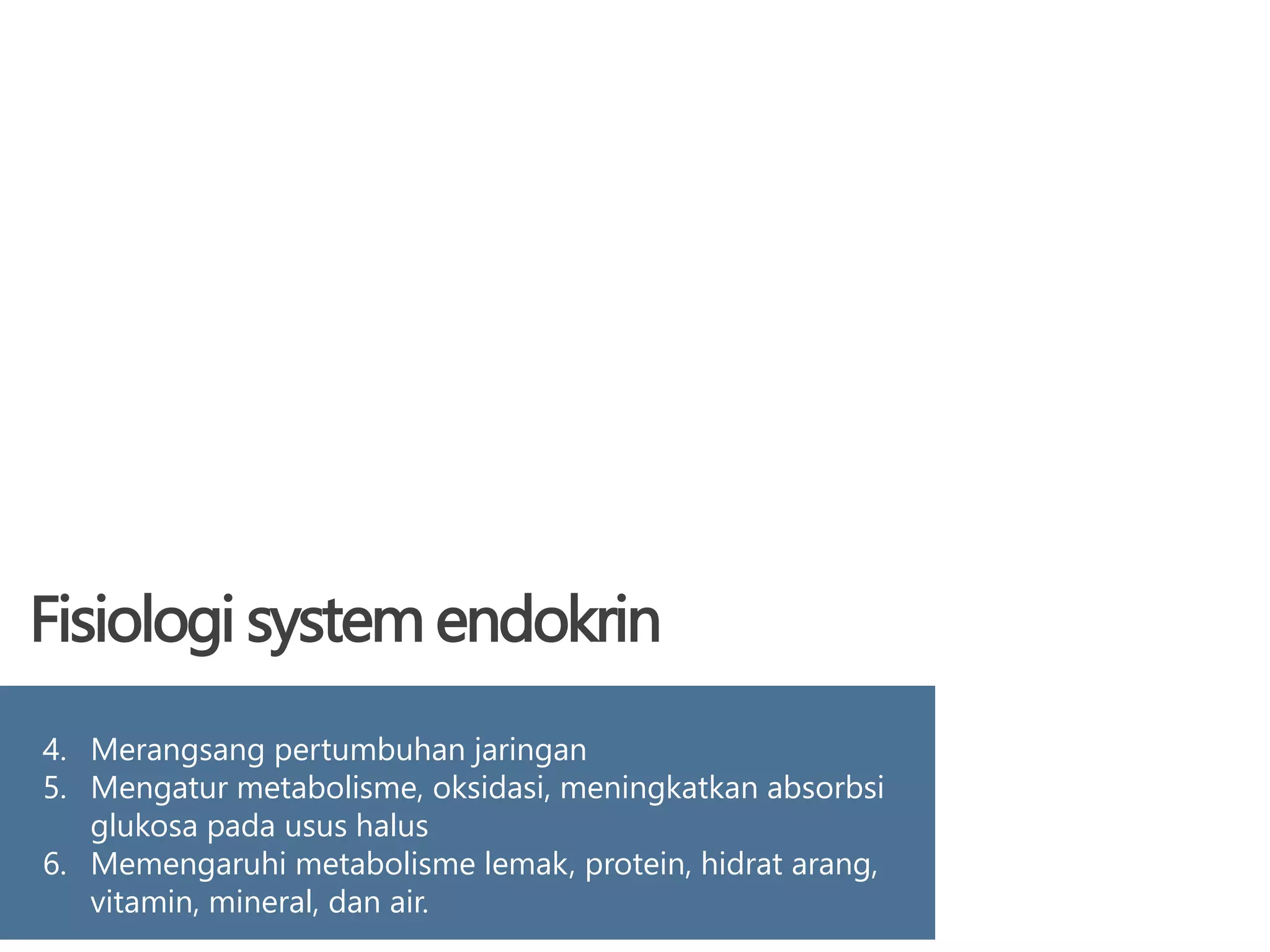 Anatomi dan Fisiologi Sistem Endokrin | PPTX