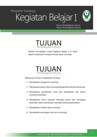 Pengantar Sosiologi | PDF