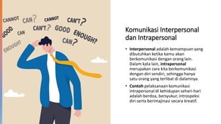 Modul 1 Keterampilan Interpersonal (Pengantar) | PDF