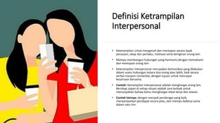 Modul 1 Keterampilan Interpersonal (Pengantar) | PDF