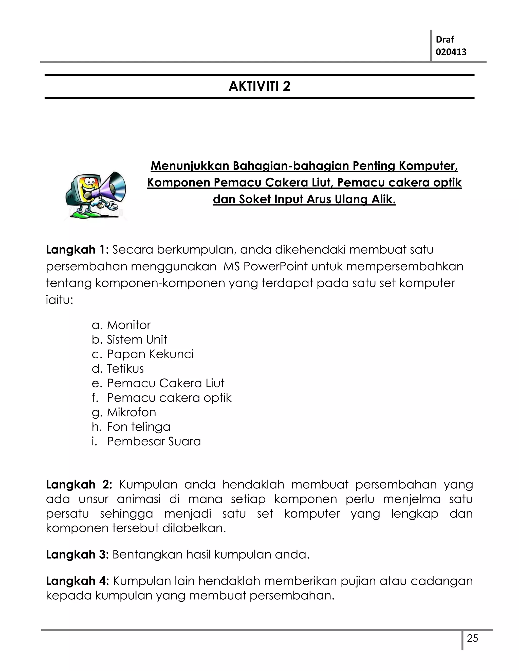 Modul 1 ~ mengenal komputer dan fungsinya | PDF