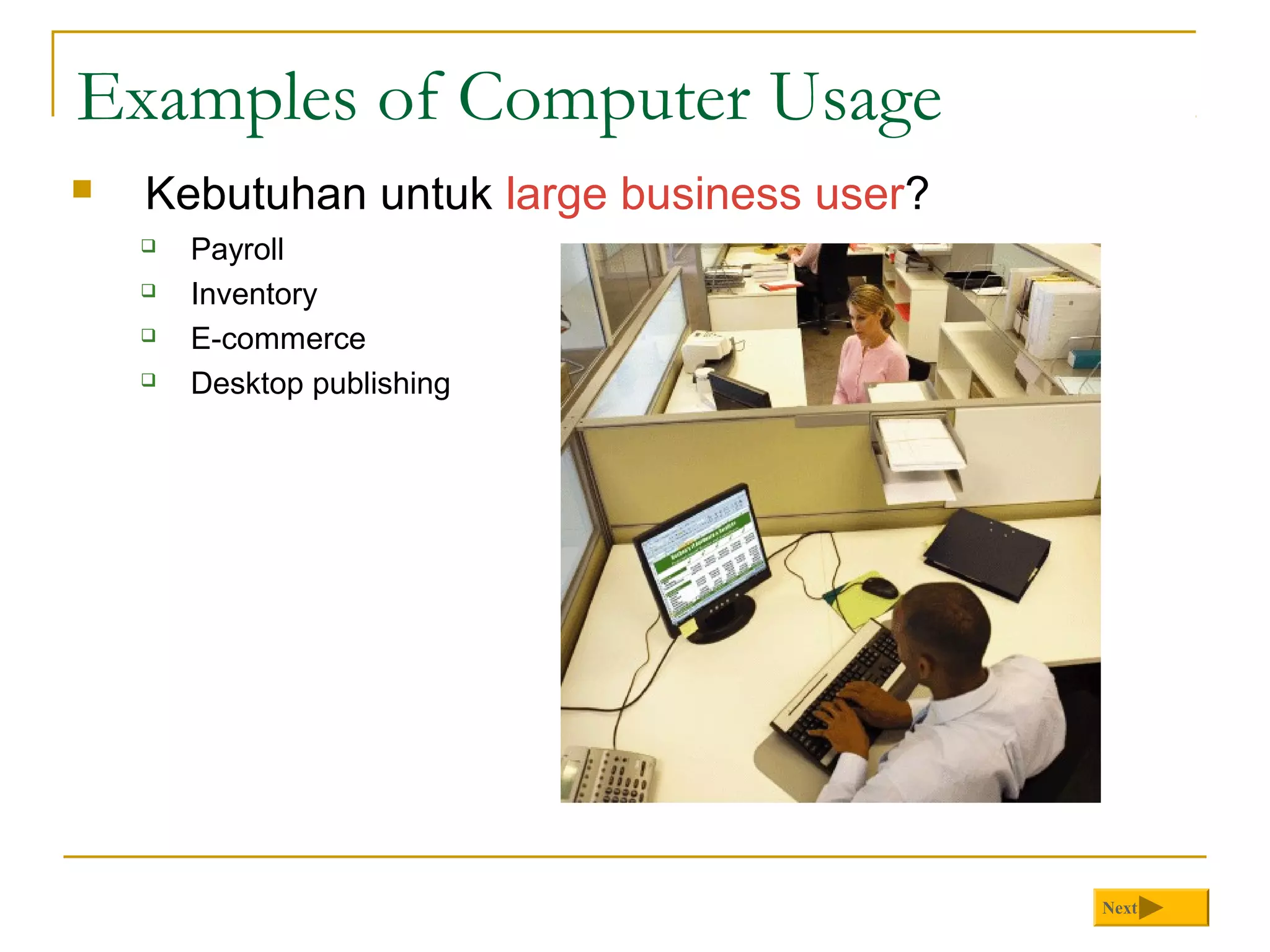 Modul 1 pengenalan komputer dan perangkatnya | PPT