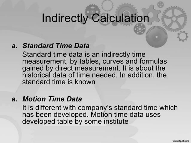 Modul 1 process planning and standard time calculation | PPTX ...
