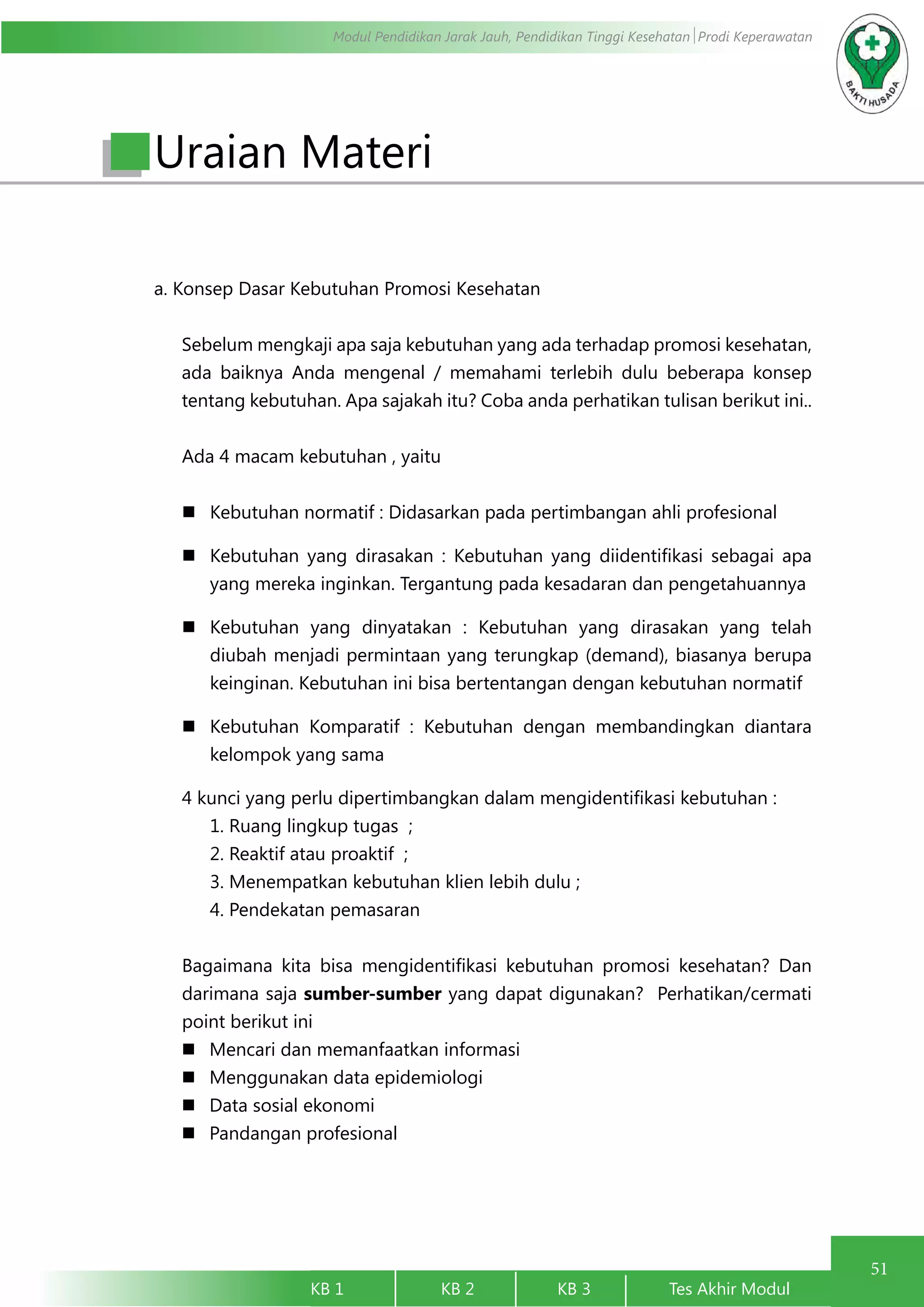 Metode Dalam Promosi Kesehatan | PDF