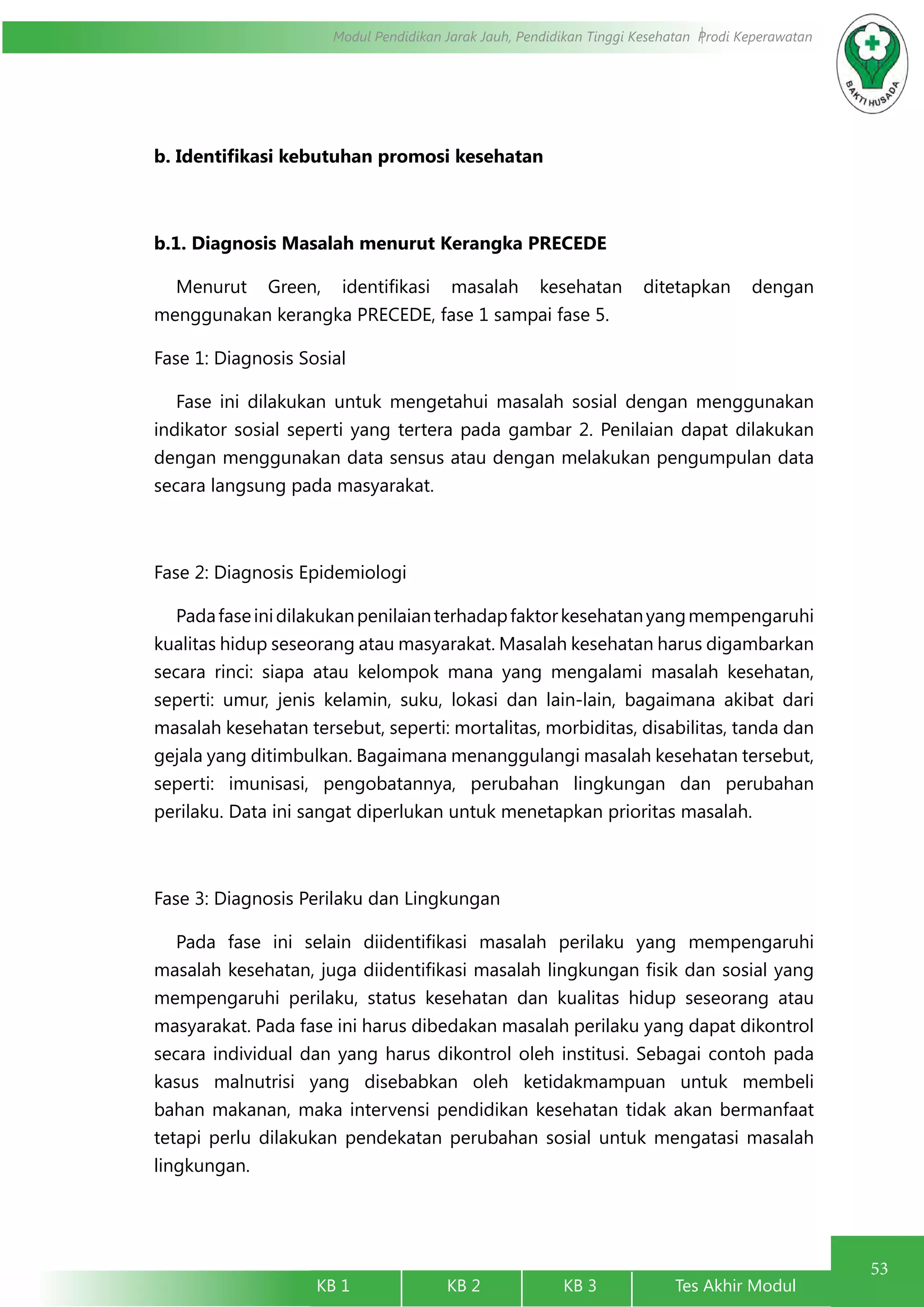 Metode Dalam Promosi Kesehatan | PDF