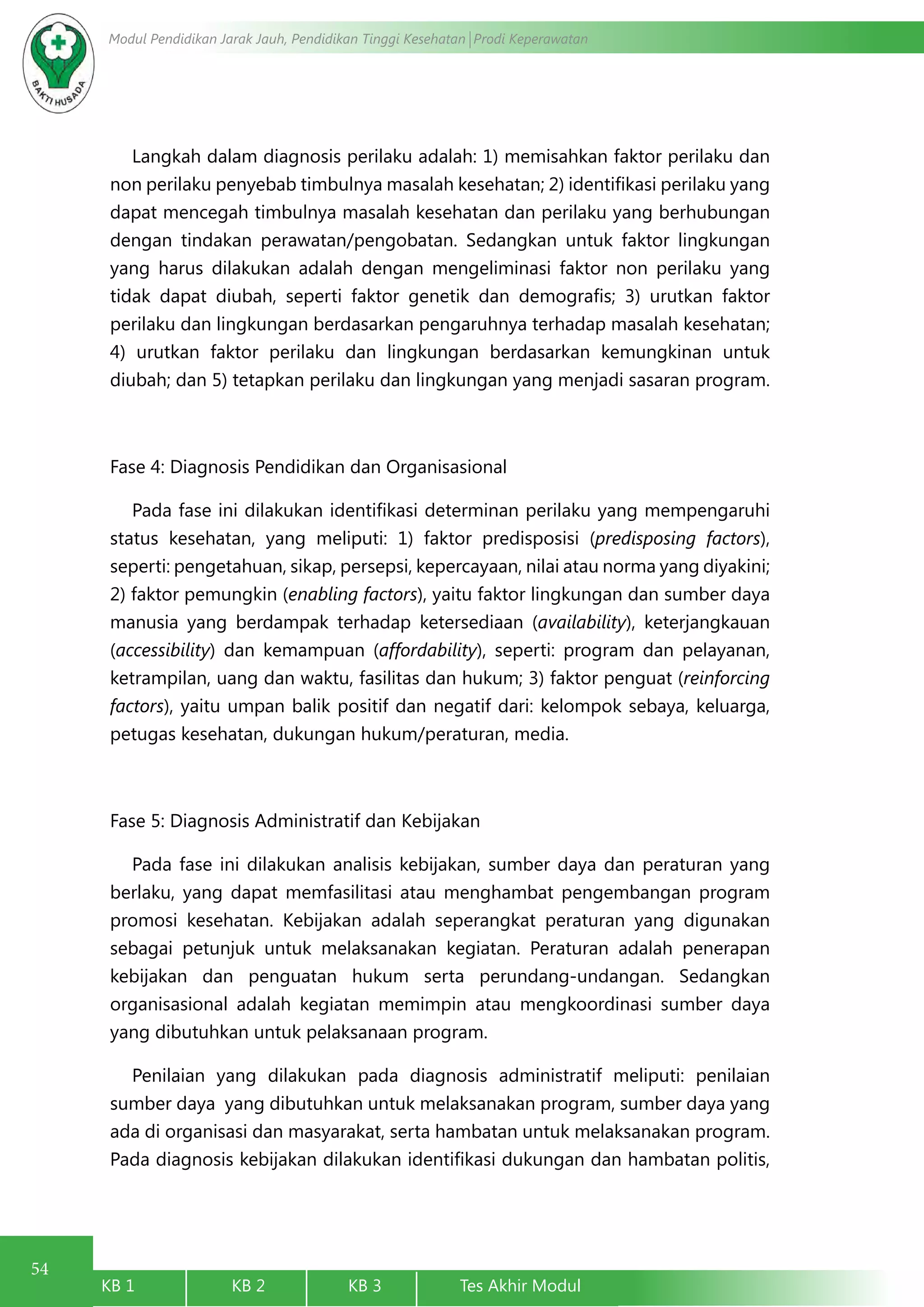 Metode Dalam Promosi Kesehatan | PDF