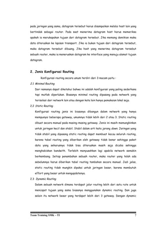 Modul 1 smk tkjx dasar routing | PDF