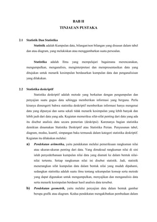 Modul 1 statistika deskriptif | PDF
