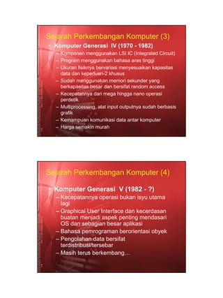 Modul MK Komputer dan Masyarakat | PDF