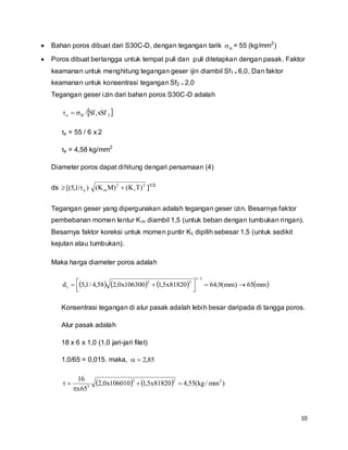 Elemen Mesin 2 - Perencanaan Poros dengan Beban Puntir | PDF