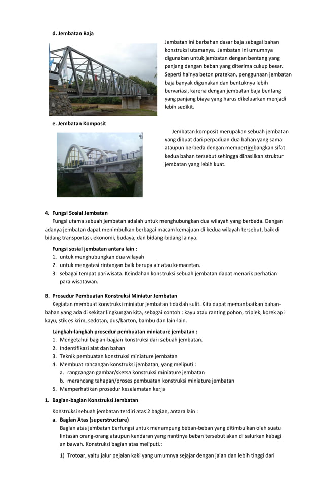 Modul 2. teknologi konstruksi jembatan | PDF