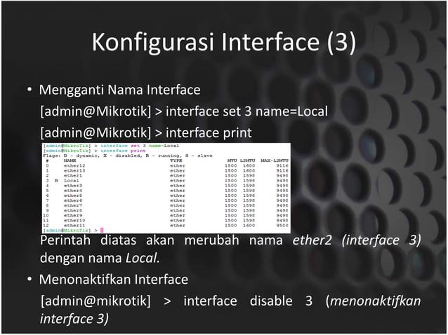 Modul 2 Basic Configuration Mikrotik I | PPTX