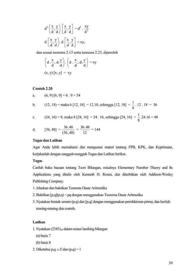 Modul 2 keterbagian bilangan bulat | PDF