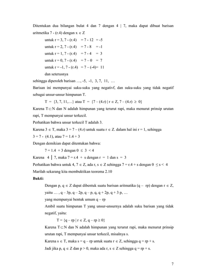 Modul 2 keterbagian bilangan bulat | PDF