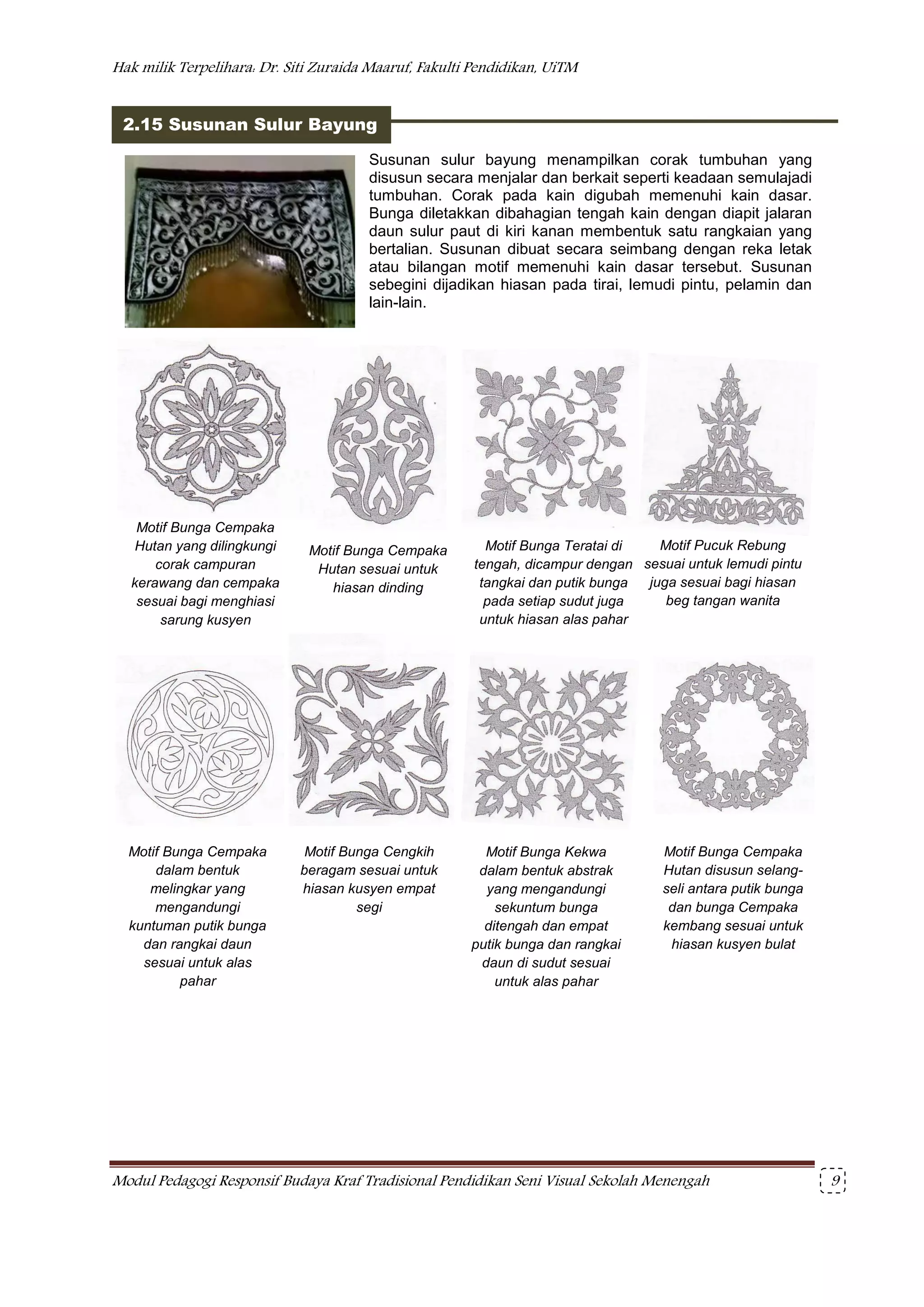 Modul 2 Seni Tekat | PDF