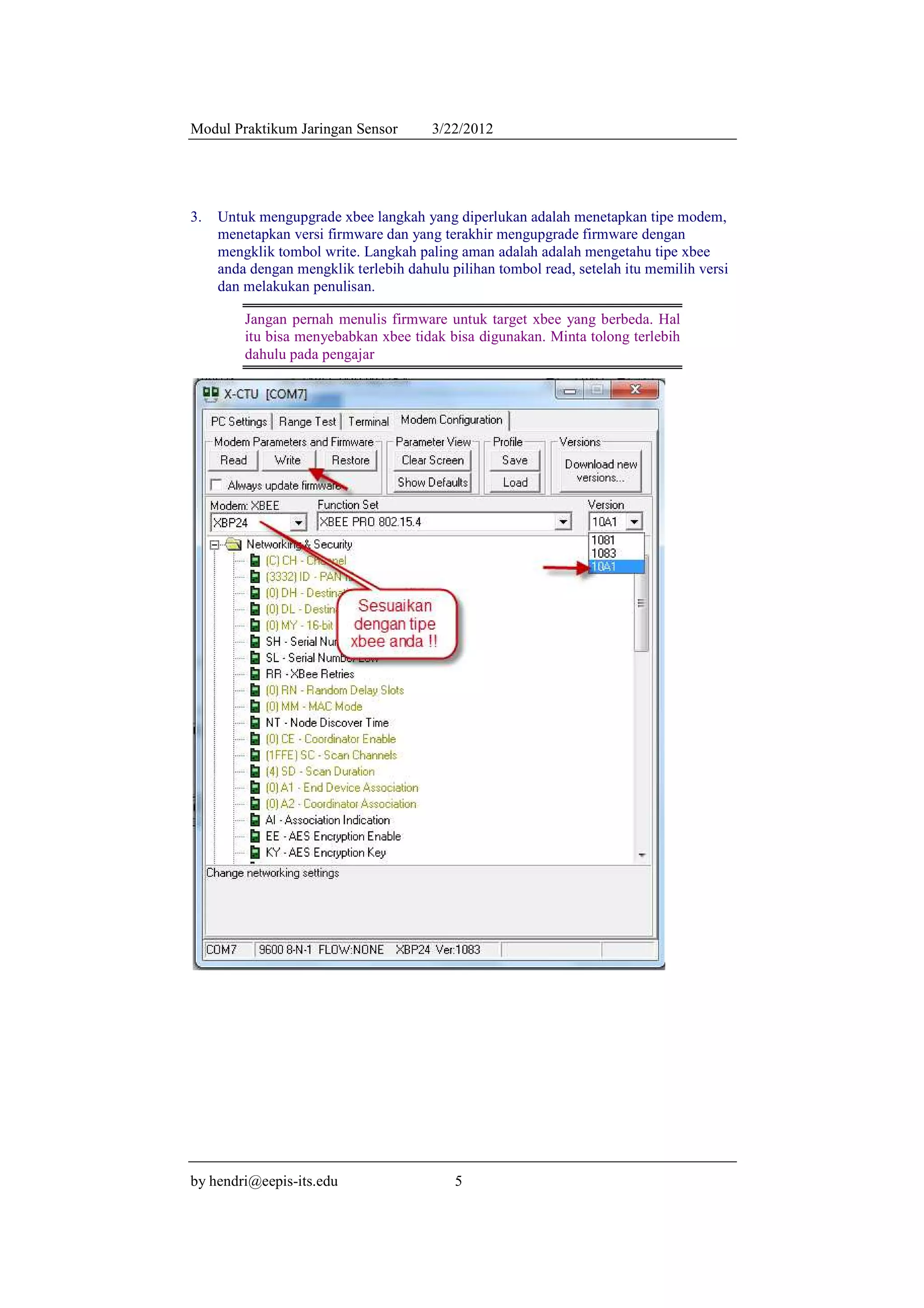 Modul2 setting xctu | PDF