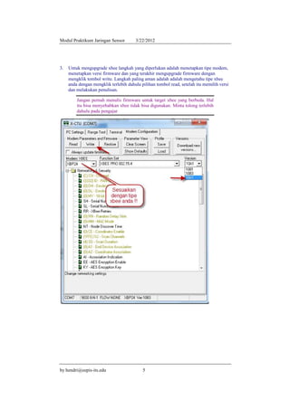 Modul2 setting xctu | PDF