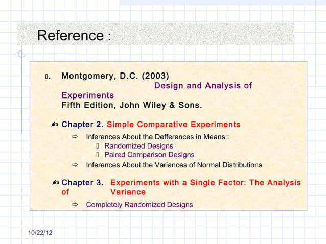 Modul 2. simple comparative experiments | PPT | Business Accounting ...